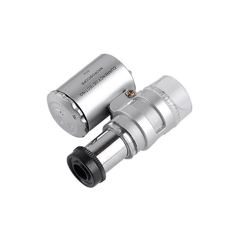 Mini lupa pentru bijutier, Lumina UV LED, 60X - eMAG.ro