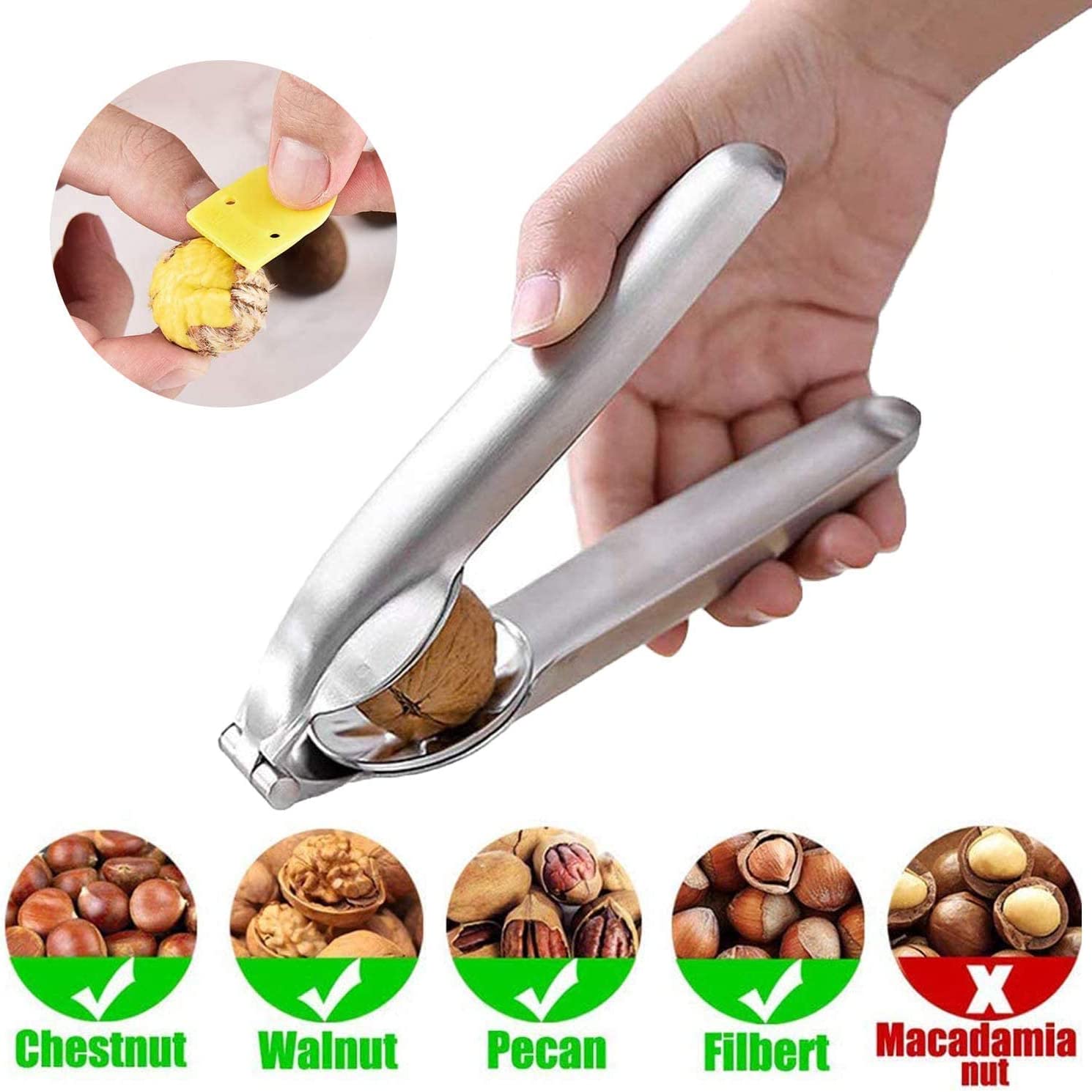 Cleste de castane, Inox - eMAG.ro