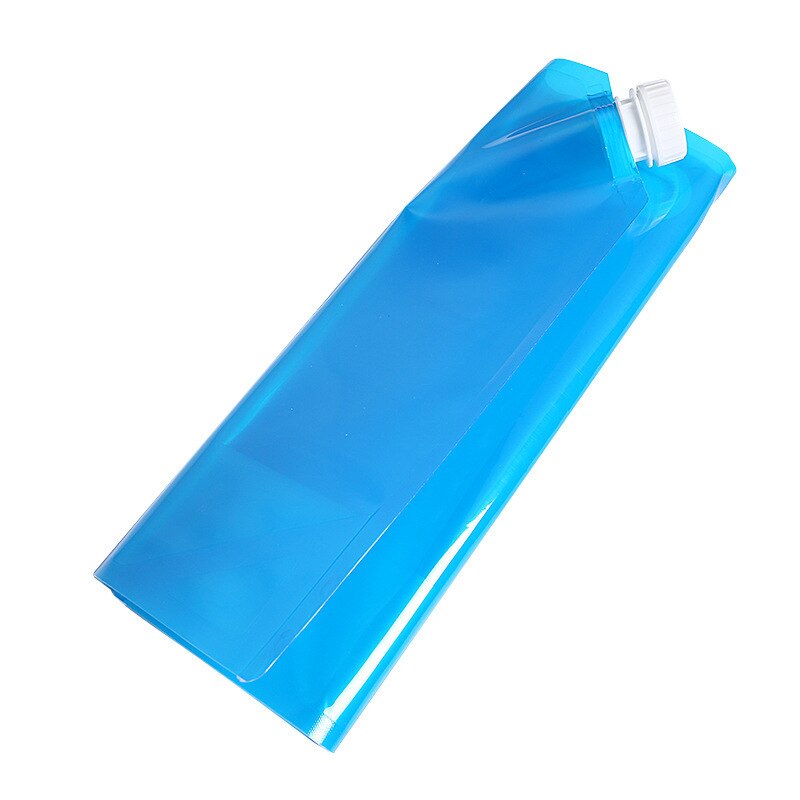 Galeata de apa potabila pliabila pentru camping, Plastic, 5 l, Albastru ...