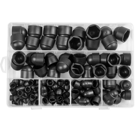 Set 145 capace suruburi, Plastic, Negru - eMAG.ro