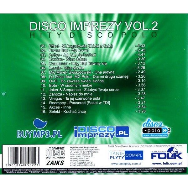 Disco Imprezy PL vol. 2 [CD] - eMAG.ro