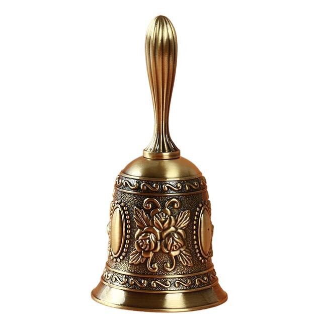 Clopot decorativ, Aliaj, 11.5 x 5.5 cm, Auriu - eMAG.ro