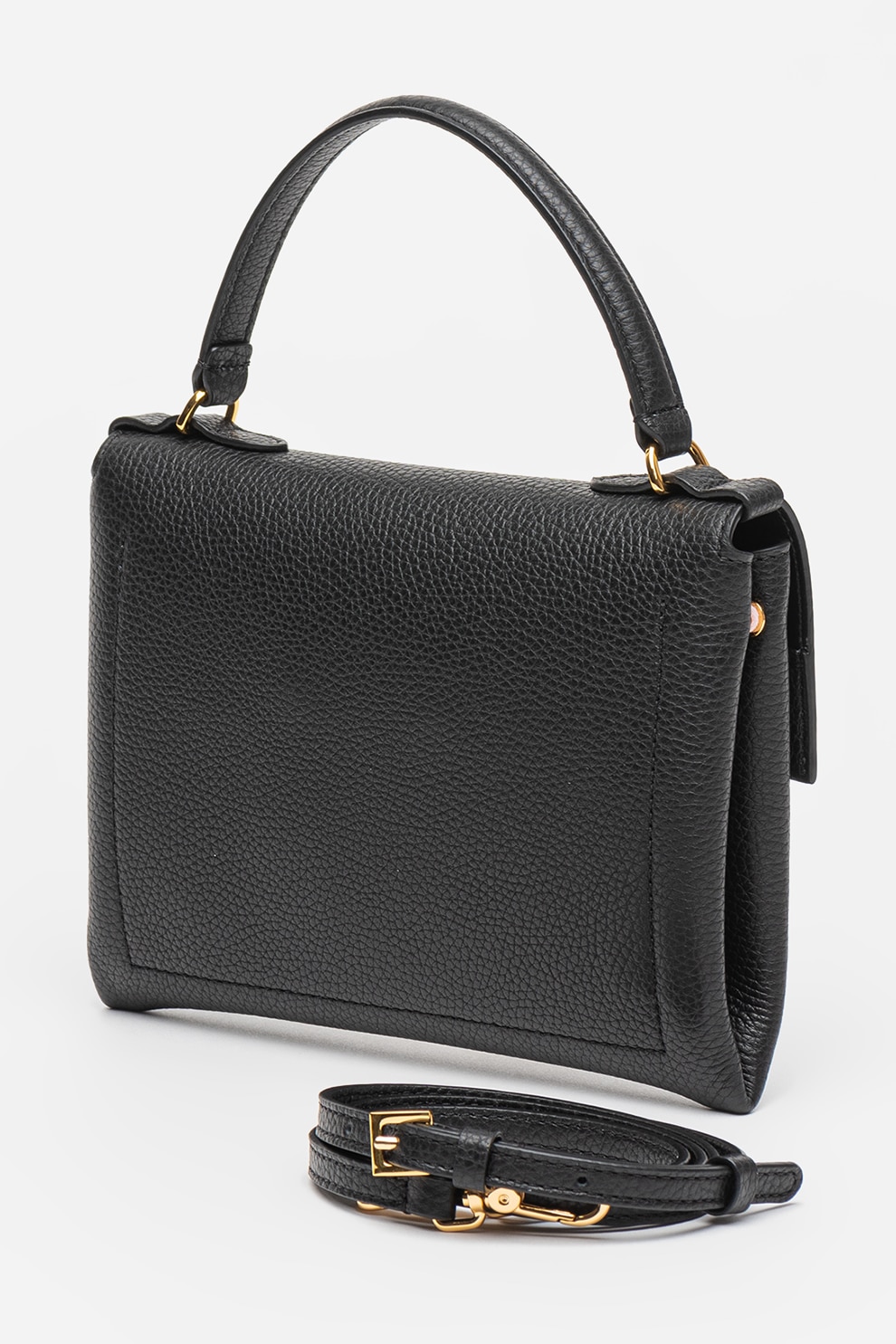 COCCINELLE, Geanta crossbody de piele Arlettis, Negru - eMAG.ro