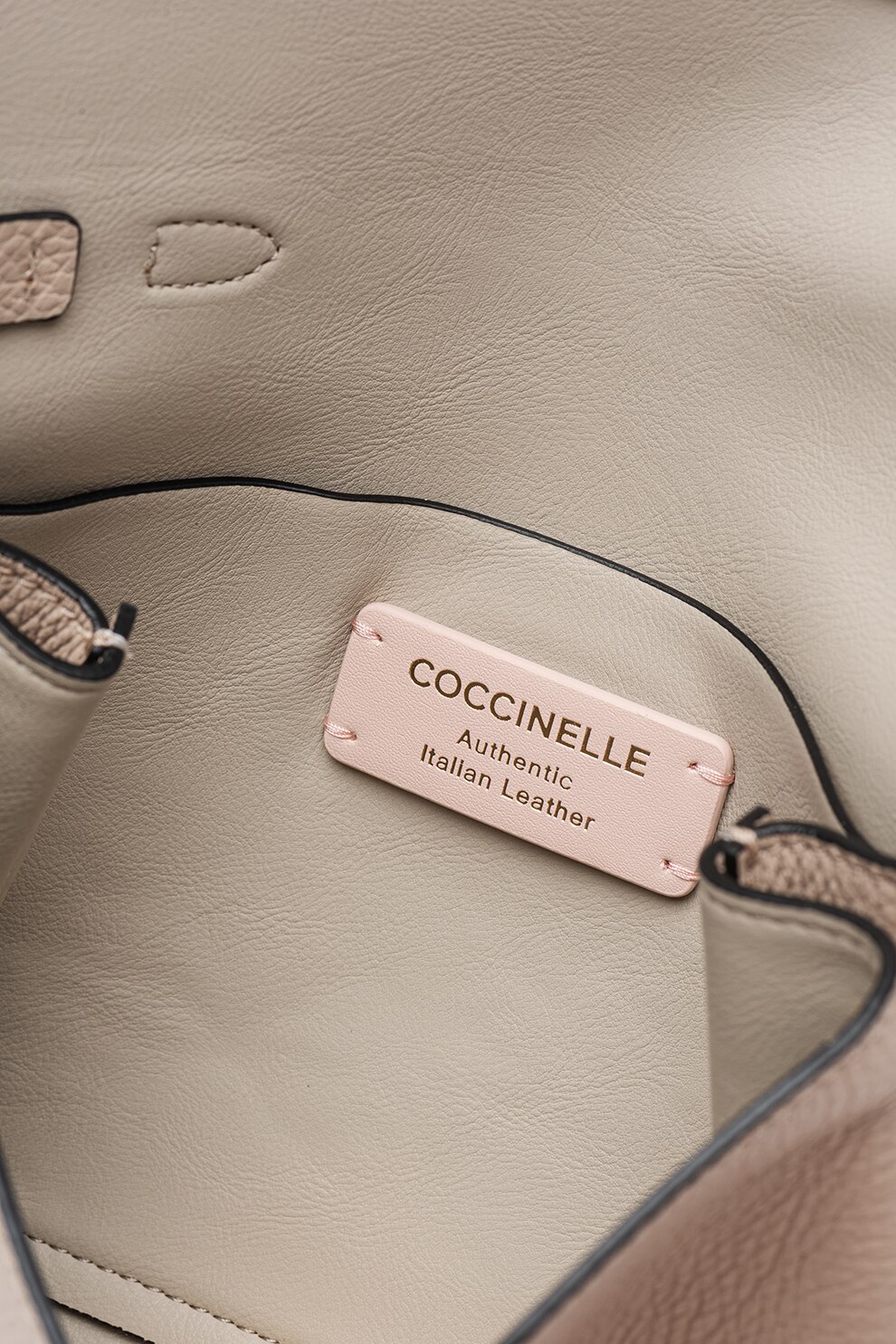 COCCINELLE, Geanta crossbody de piele Arlettis, Grej - eMAG.ro