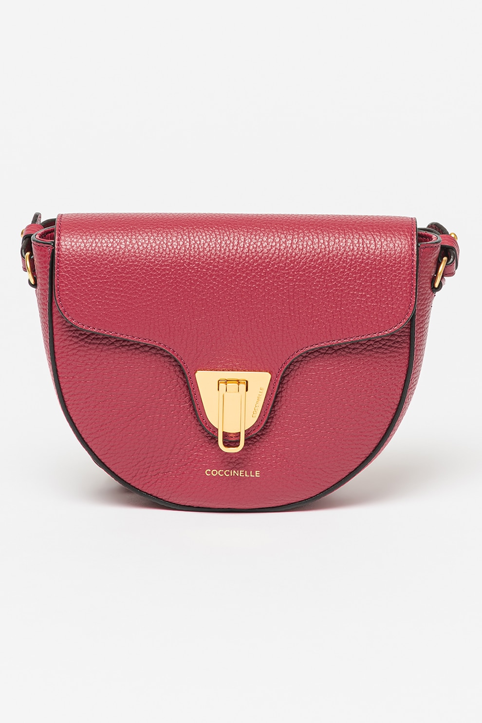 COCCINELLE, Geanta crossbody de piele Beat Soft, Violet pruna - eMAG.ro