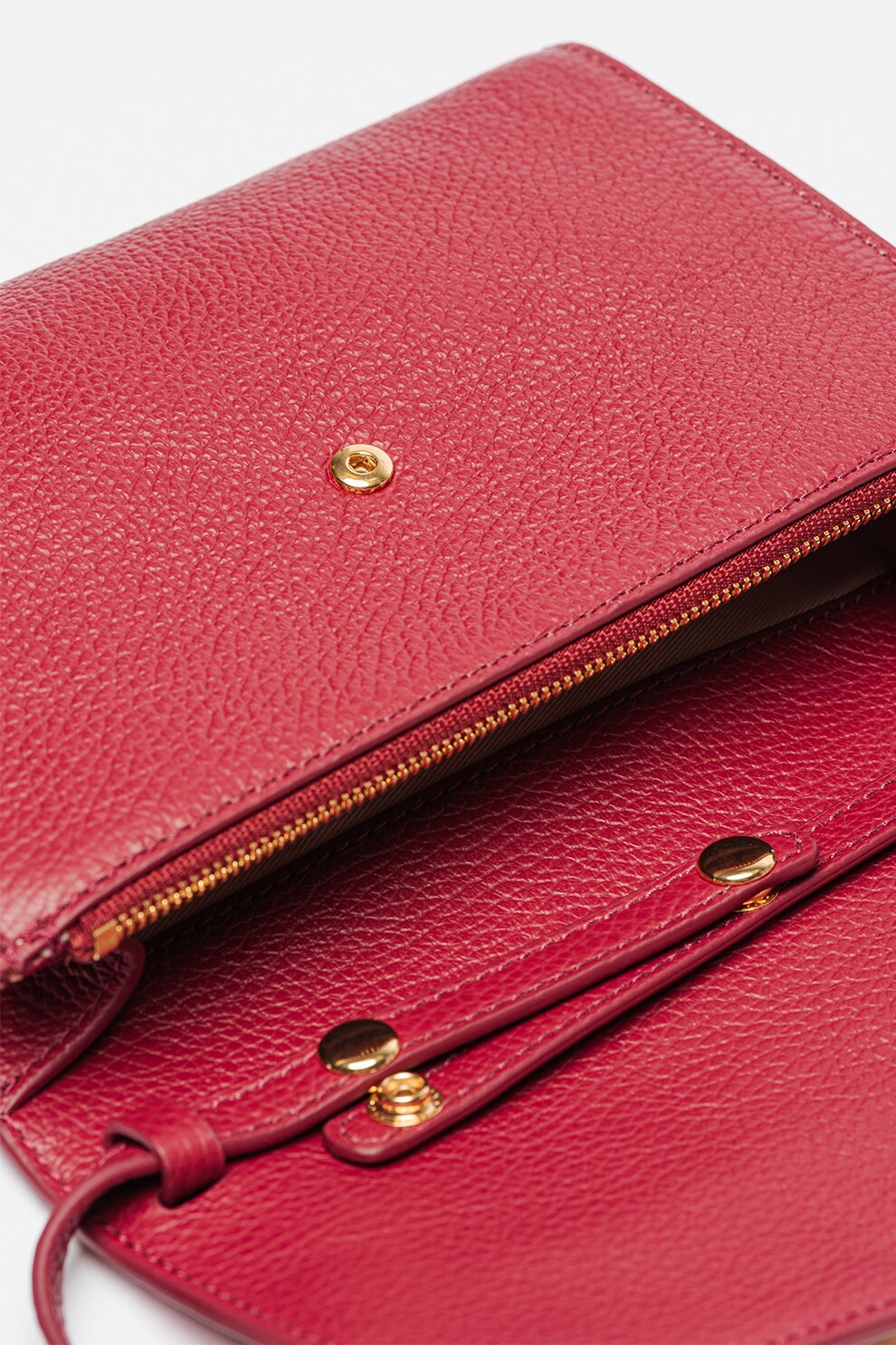 COCCINELLE, Geanta crossbody din piele Ever, Rosu bordo - eMAG.ro