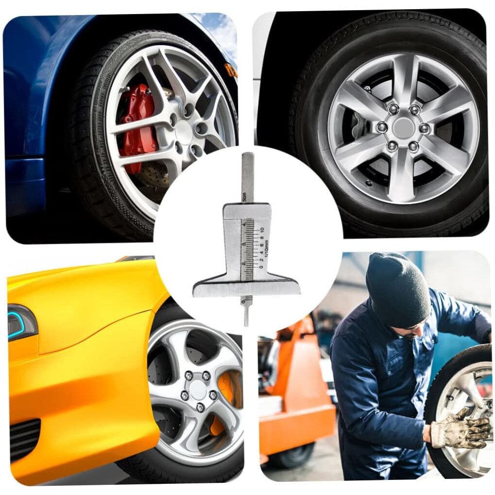 Indicator adancime anvelope, Inox, 0-50 mm, Argintiu - eMAG.ro