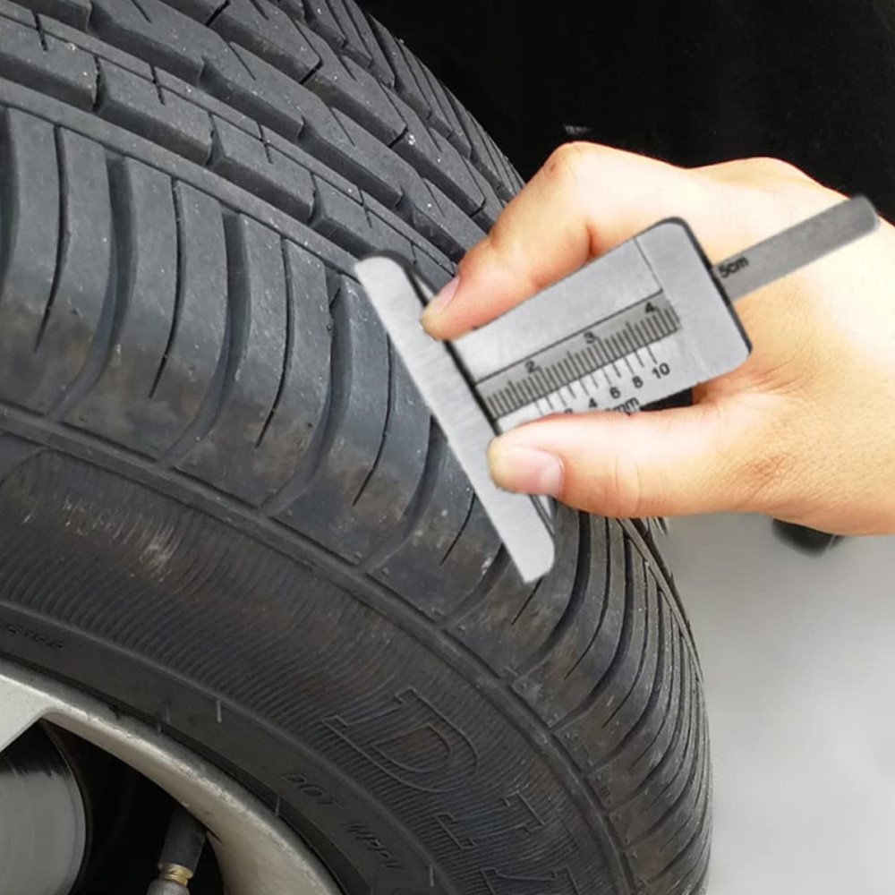 Indicator adancime anvelope, Inox, 0-50 mm, Argintiu - eMAG.ro