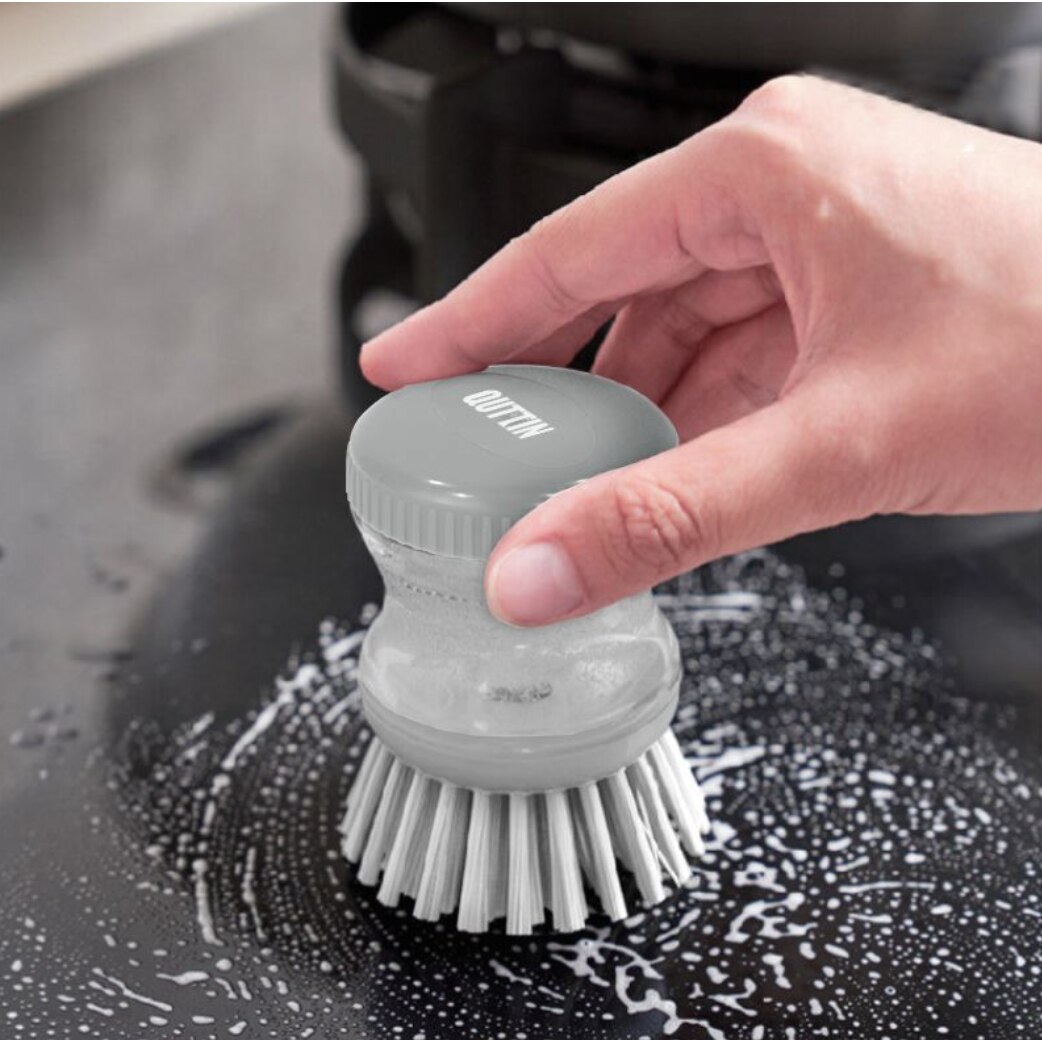 Perie de vase cu rezervor pentru detergent, Quttin, 9 x 5.5cm - eMAG.ro