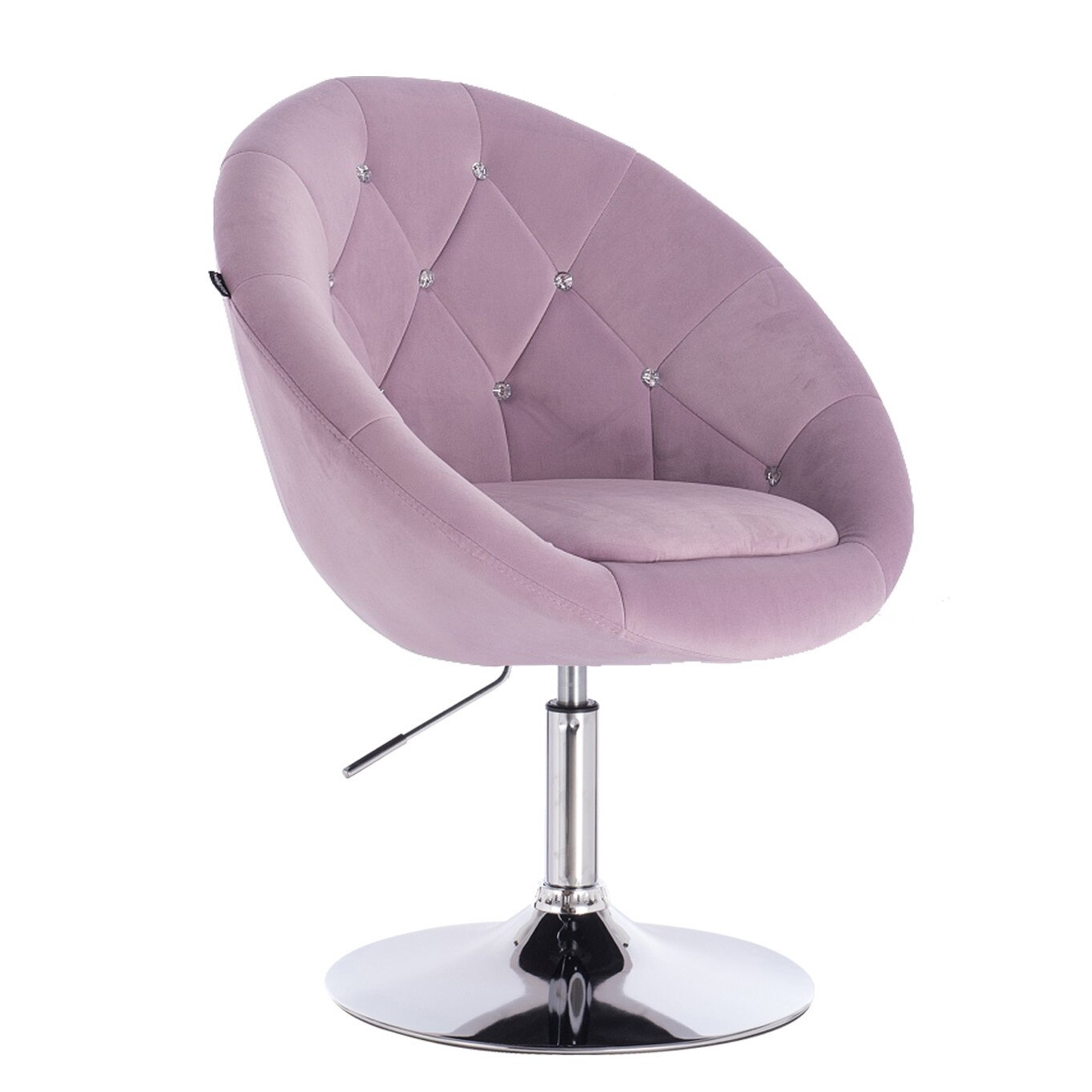 Scaun de birou, Votana, HR8516CN, Catifea, Mov, 43x40x52 cm - eMAG.ro