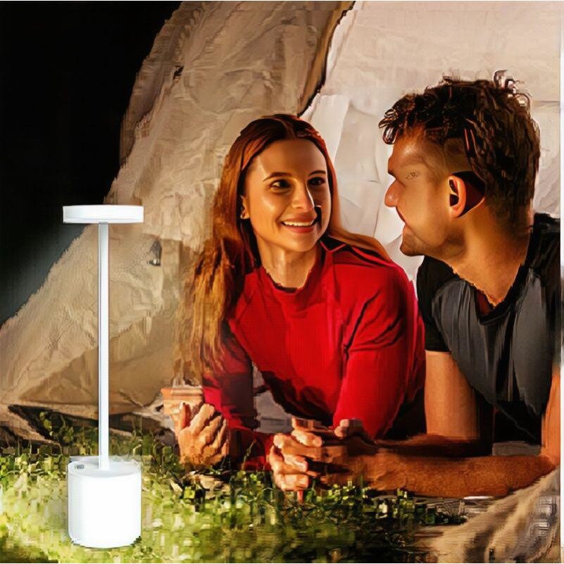 Veioza Fara Fir Reincarcabila din Aluminiu cu ABS, Metal Touch, ideal ...