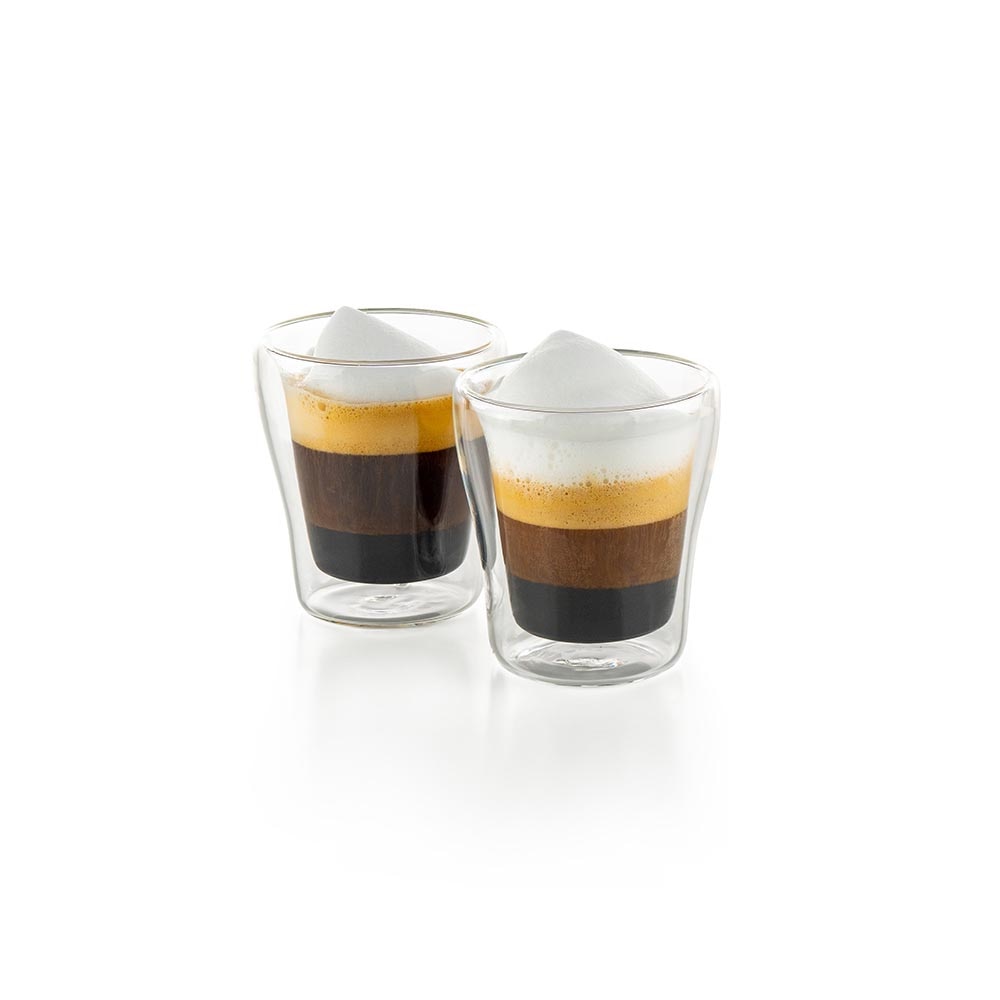 Set 2 cesti espresso, Luigi Ferrero, Transparent, Sticla ...