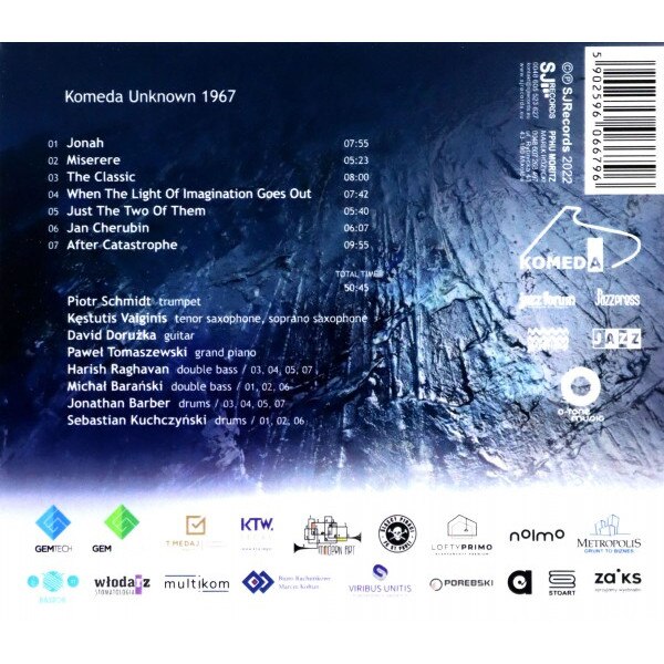 Piotr Schmidt International Sextet: Komeda Unknown 1967 [CD] - eMAG.bg