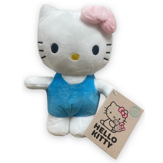 Mascota pisicuta albastra Hello Kitty, plus, 25cm - eMAG.ro