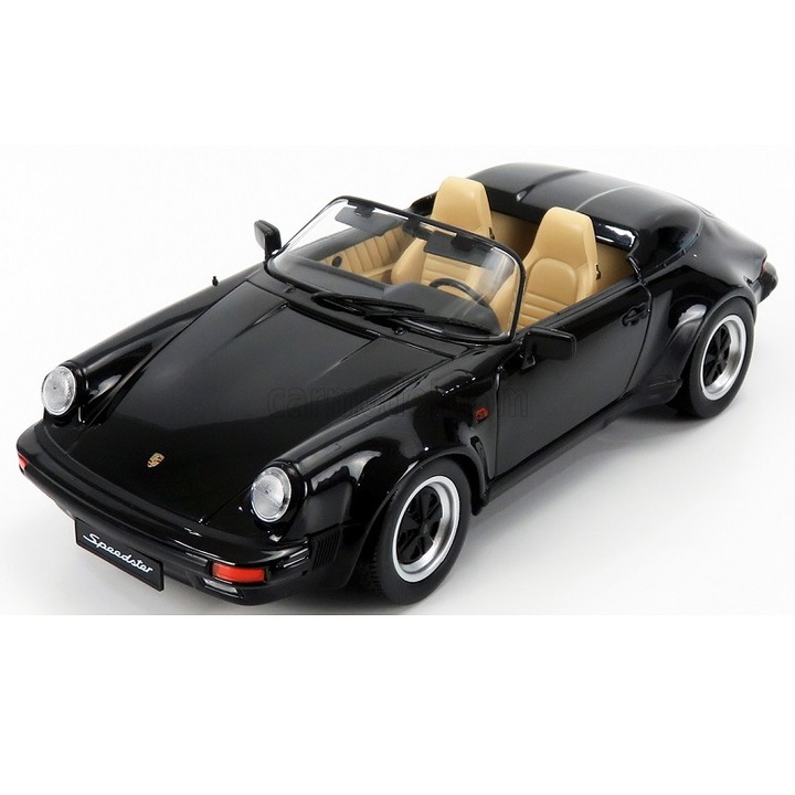 Macheta Porsche 911 speedster 1989 negru 1/750pcs - 1/18 KKScale - eMAG.ro