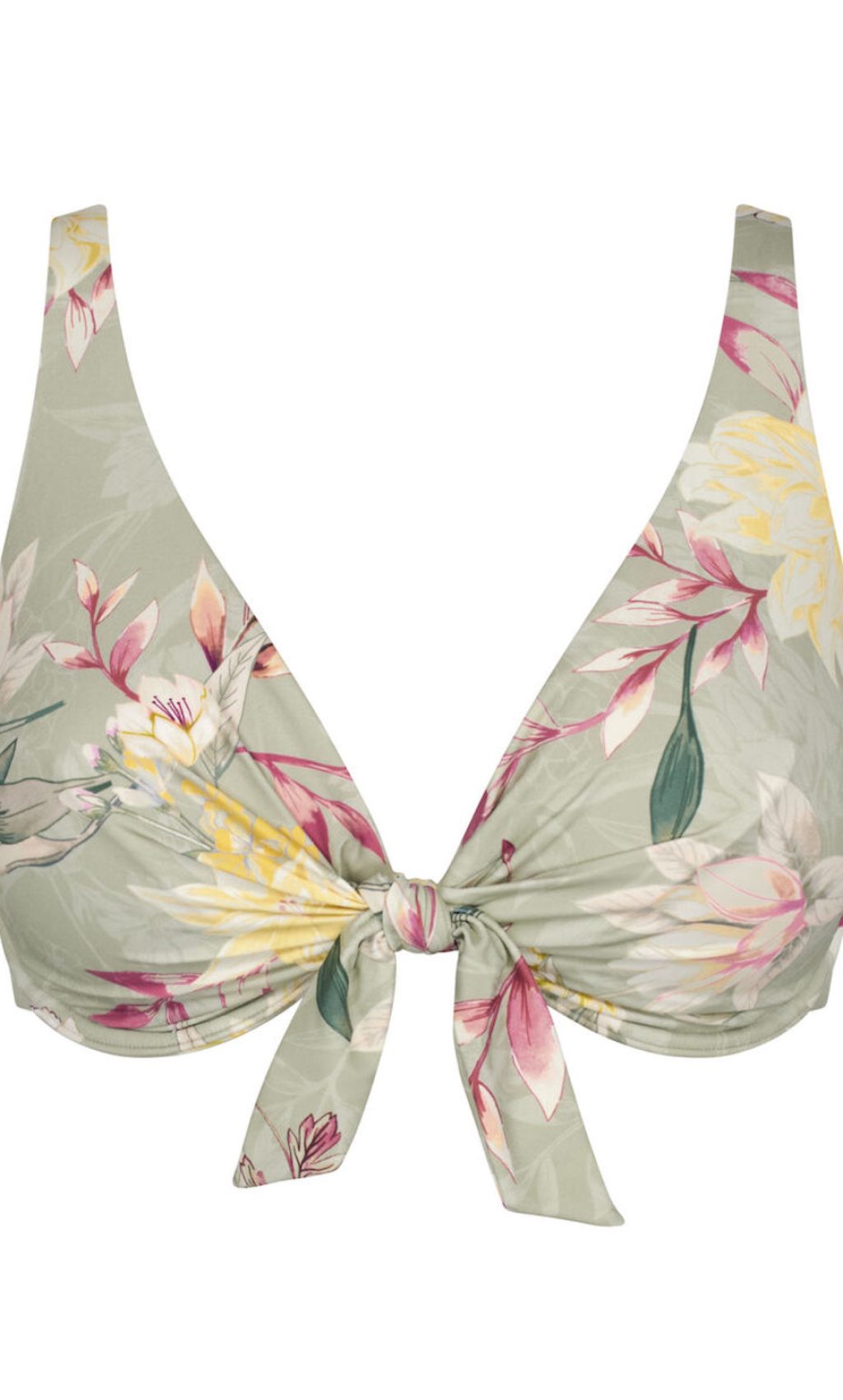 Sutien dama de baie, Triumph Botanical Leaf, multicolor, 40C EU - eMAG.ro