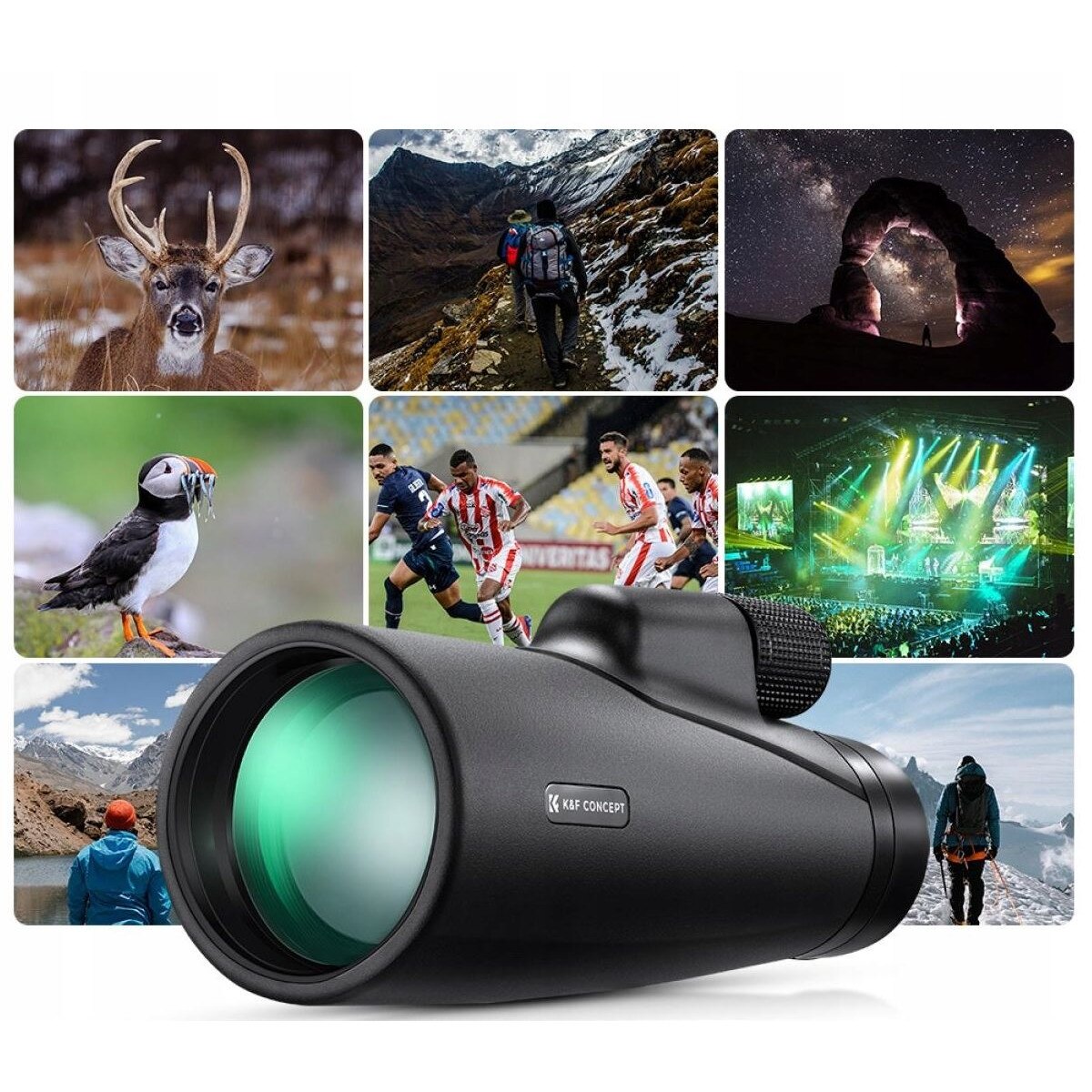 Monoclu profesional Turist, Vanatoare, Natura pentru observarea ...