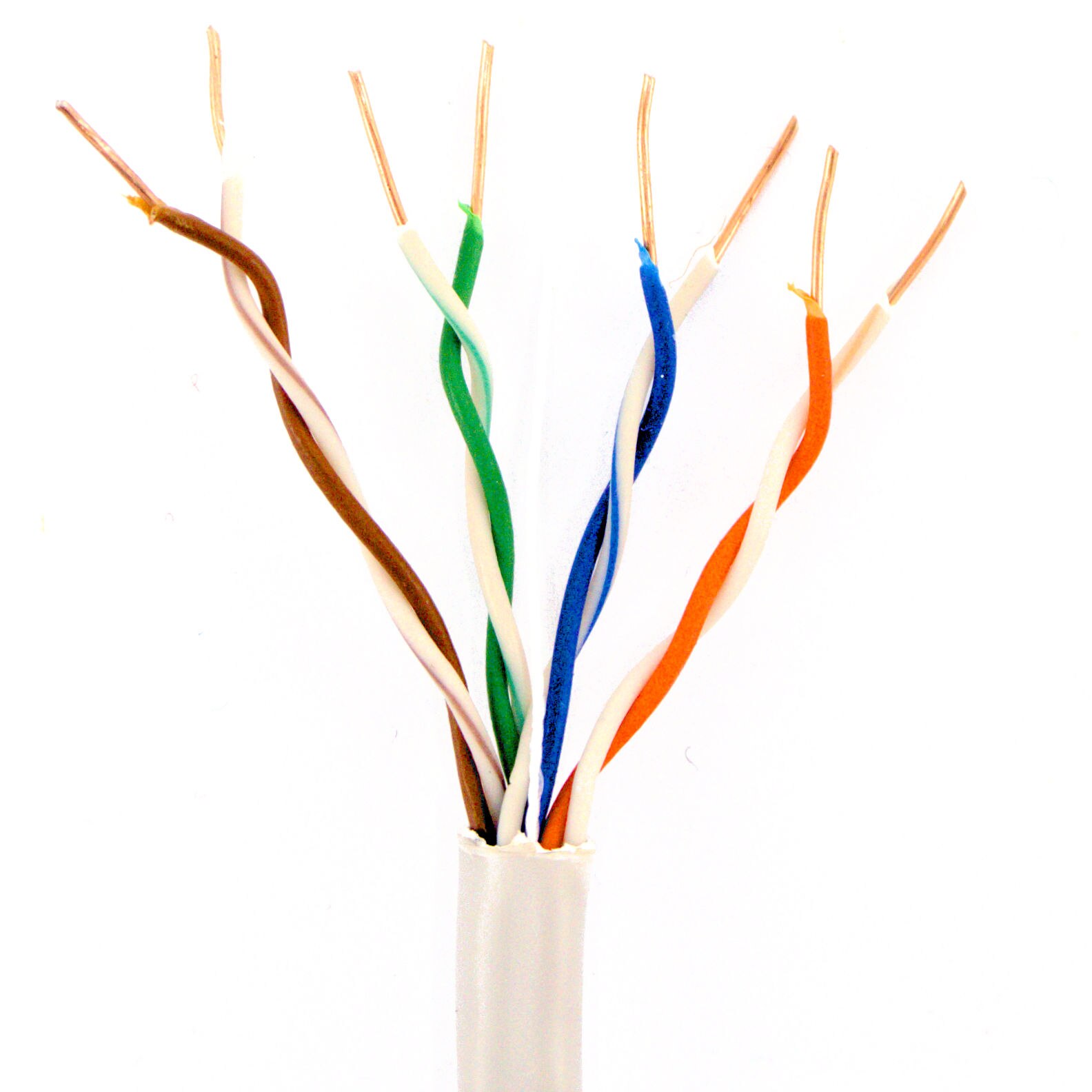 Set cablu de retea UTP 5E si 10 buc. terminale RJ45, 6m, 100Mbps - eMAG.ro