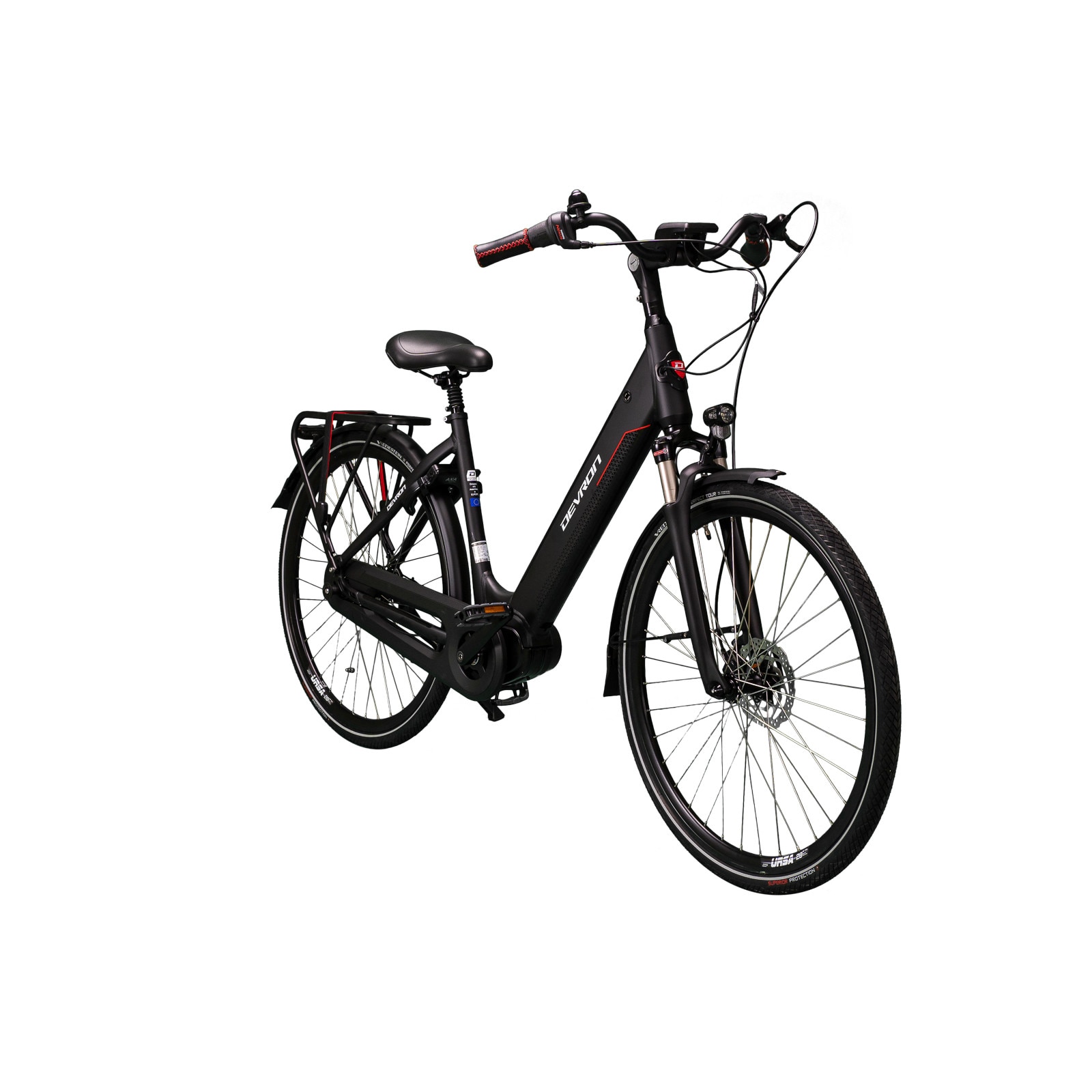 Bicicleta Electrica Devron 28426 CN - 28 Inch, XL, Negru - eMAG.ro