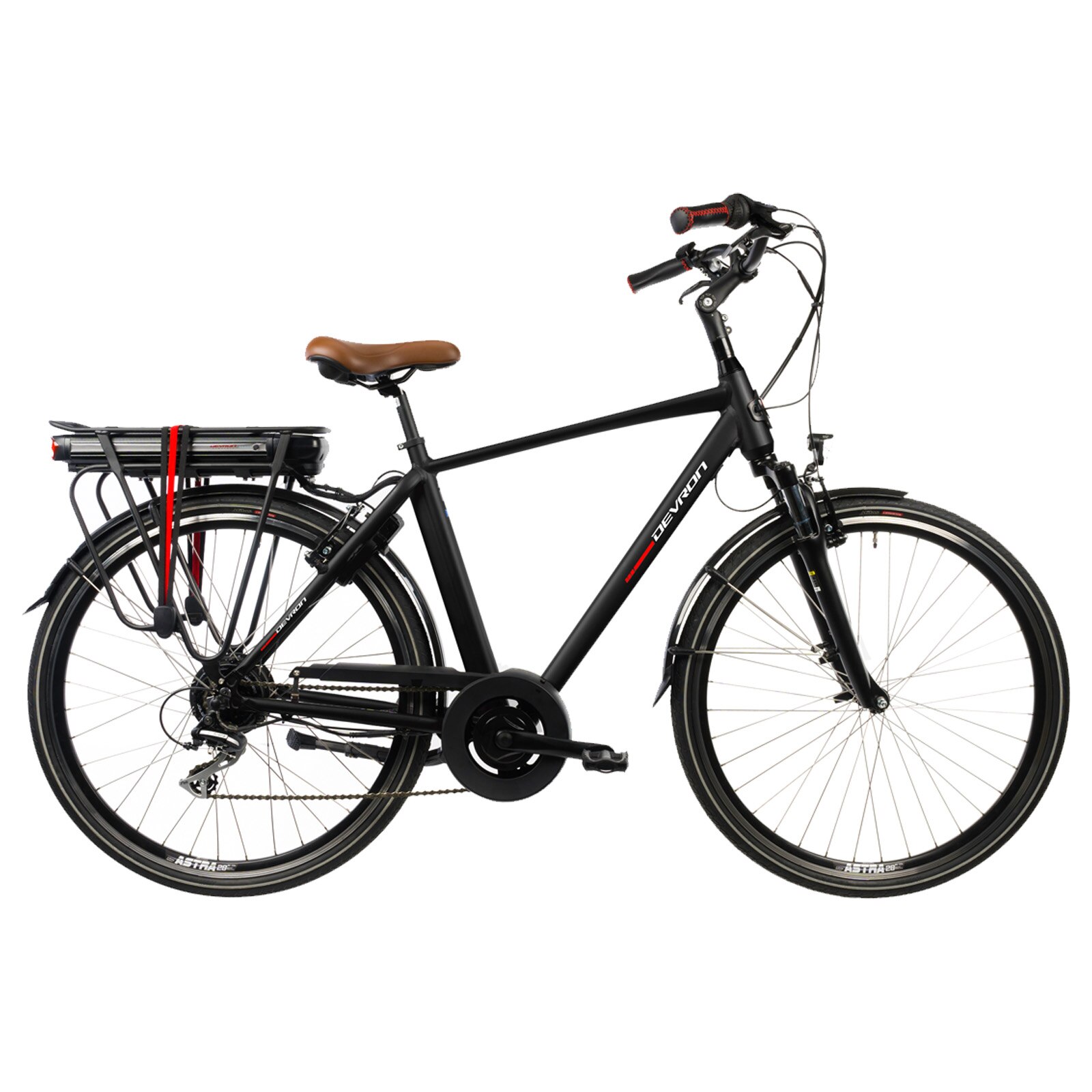 Bicicleta Electrica Devron 28221 - 28 Inch, XL, Negru - eMAG.ro