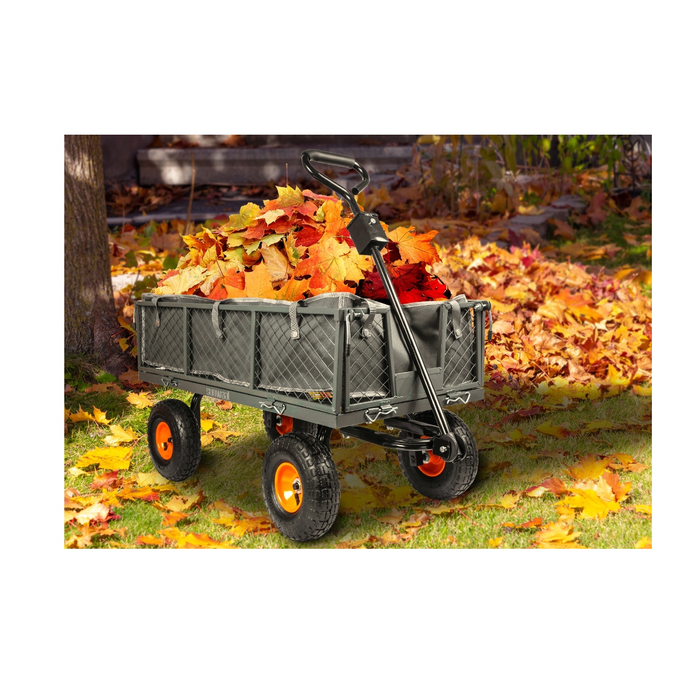 Carucior de gradina, 100 l, MalTec 110145 - eMAG.ro