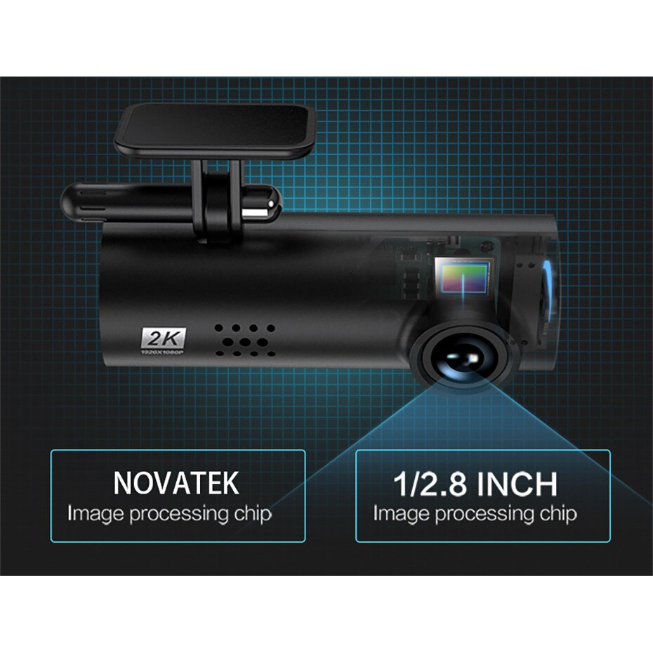 Camera Auto Full HD 1080P, WiFi, Android/iOS, Unghi de Filmare 170°, G ...