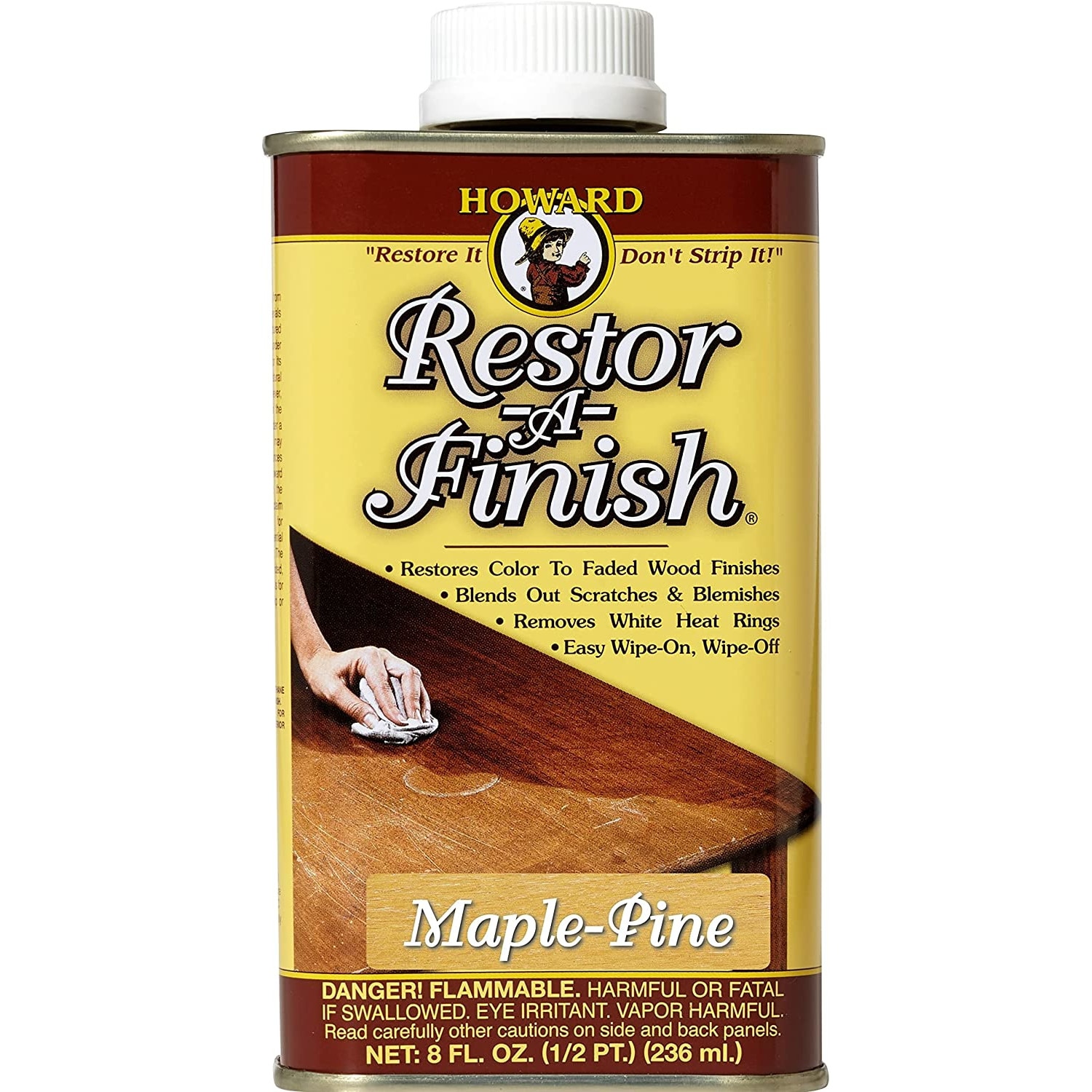 Грунд за мебели Howard Restor-A-Finish, Възстановяване, Клен-бор, 236 ...