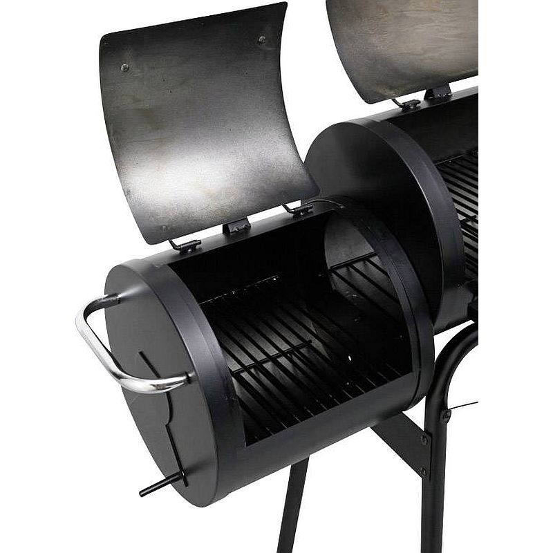 Gratar BBQ pentru carbuni, PROCART, 2 compartimente, grill si ...