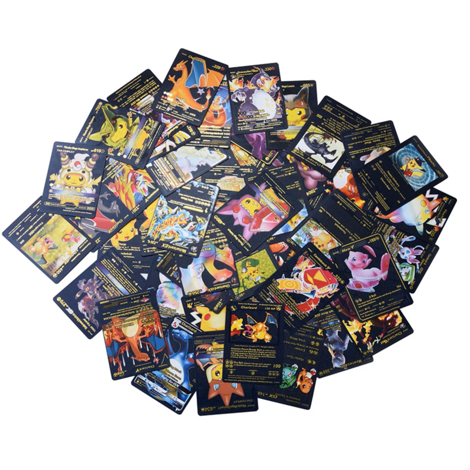 Set 2 Pachet carti de joc Pokemon Diferite modele, 55 carti per Set ...