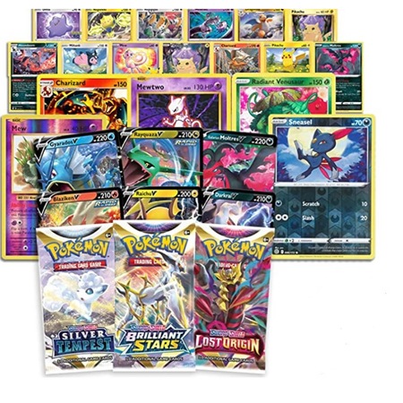Set 200 carti aleatorii Pokemon, include si carti rare - eMAG.ro