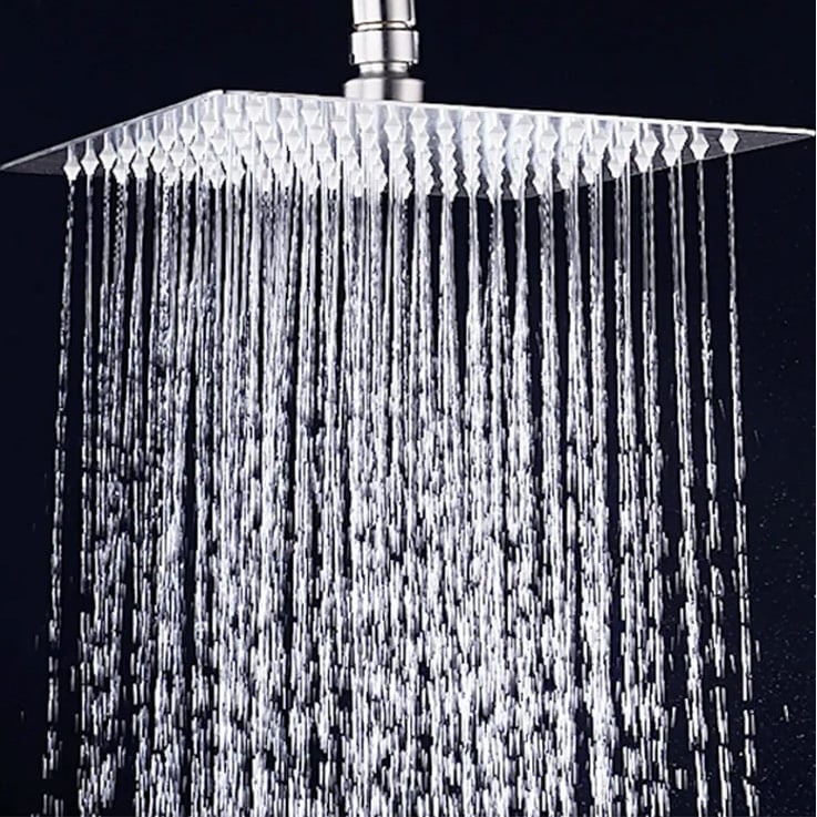 Cap de dus patrat, ultra slim, model ploaie, 40x 40 cm, fabricat din ...