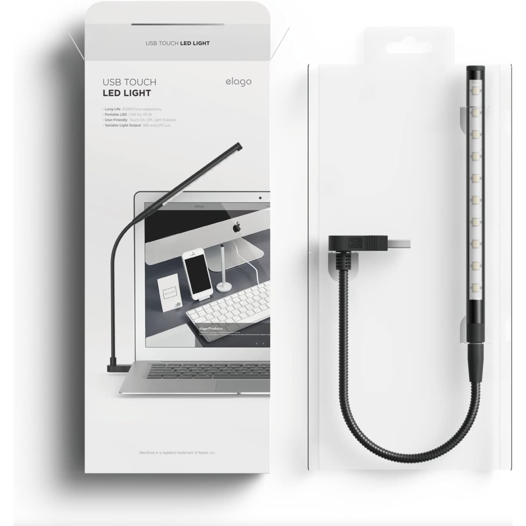 Lumina USB cu 10 lumini LED, Elago, Accesoriu pentru Notebook, 1 buc ...