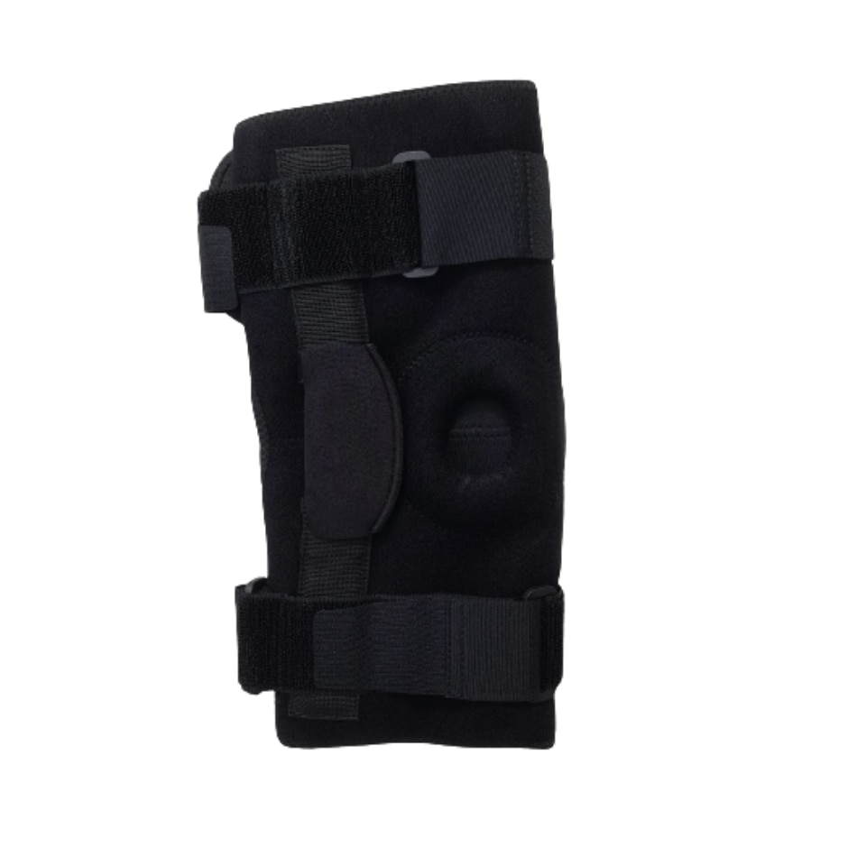Orteza genunchi mobila, reglabila, cu suport rotula si ligamente, cu ...