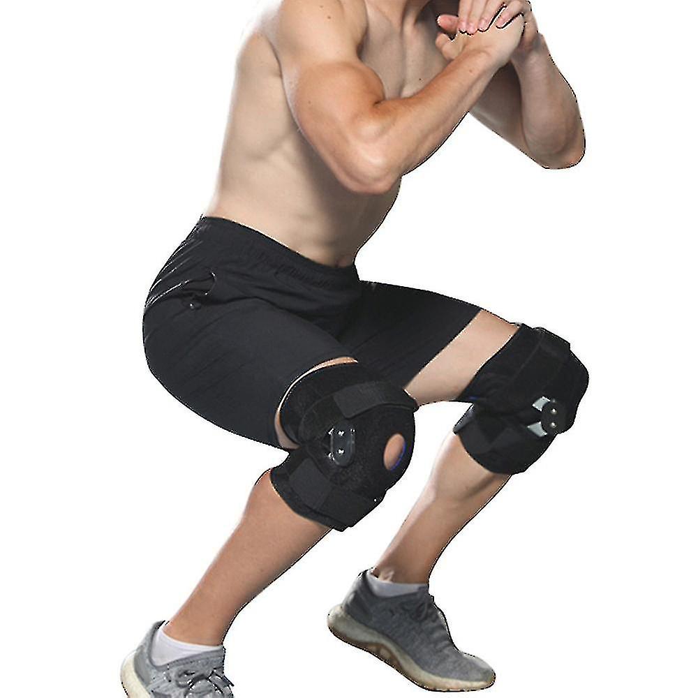 Orteza genunchi mobila, reglabila, cu suport rotula si ligamente, cu ...