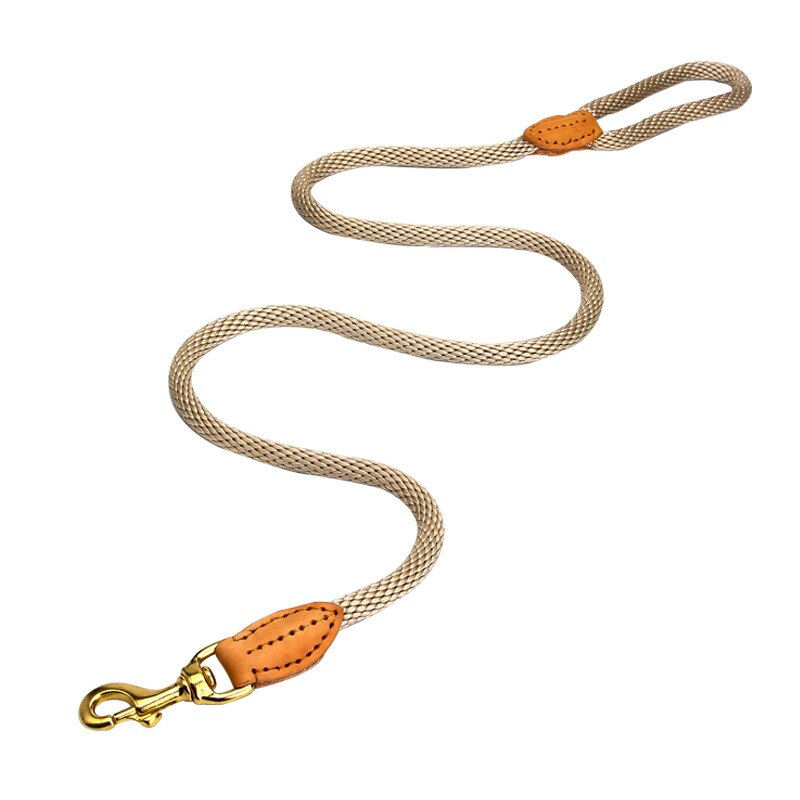 Lesa pentru caini, 130cm, Maro - eMAG.ro