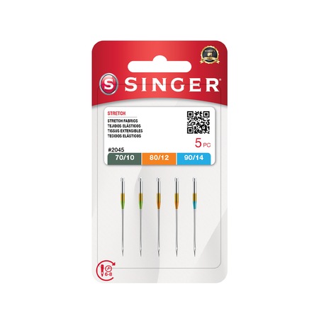 Ace masini de cusut materiale elastice 70/10, 80/12, 90/14, 5 buc/plic ...