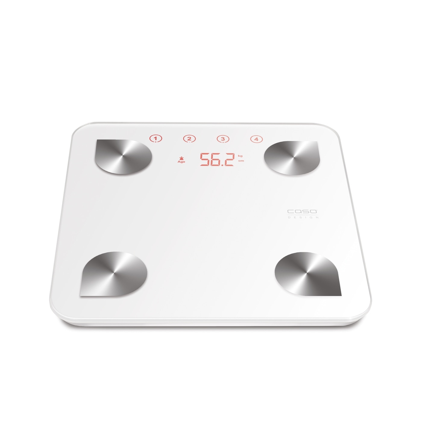 Cantar corporal smart Caso Germany, BF4, 150 kg, calculeaza indicele de ...