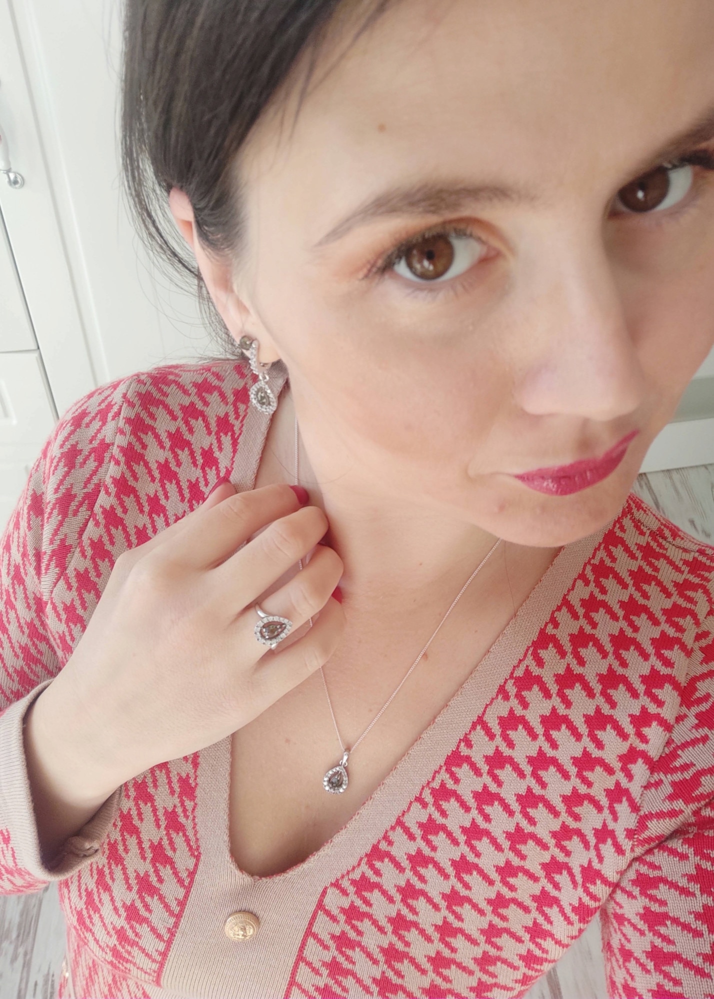 Дамски Пръстен A-B, Циркони, Молдавит, Сребро 925 - eMAG.bg