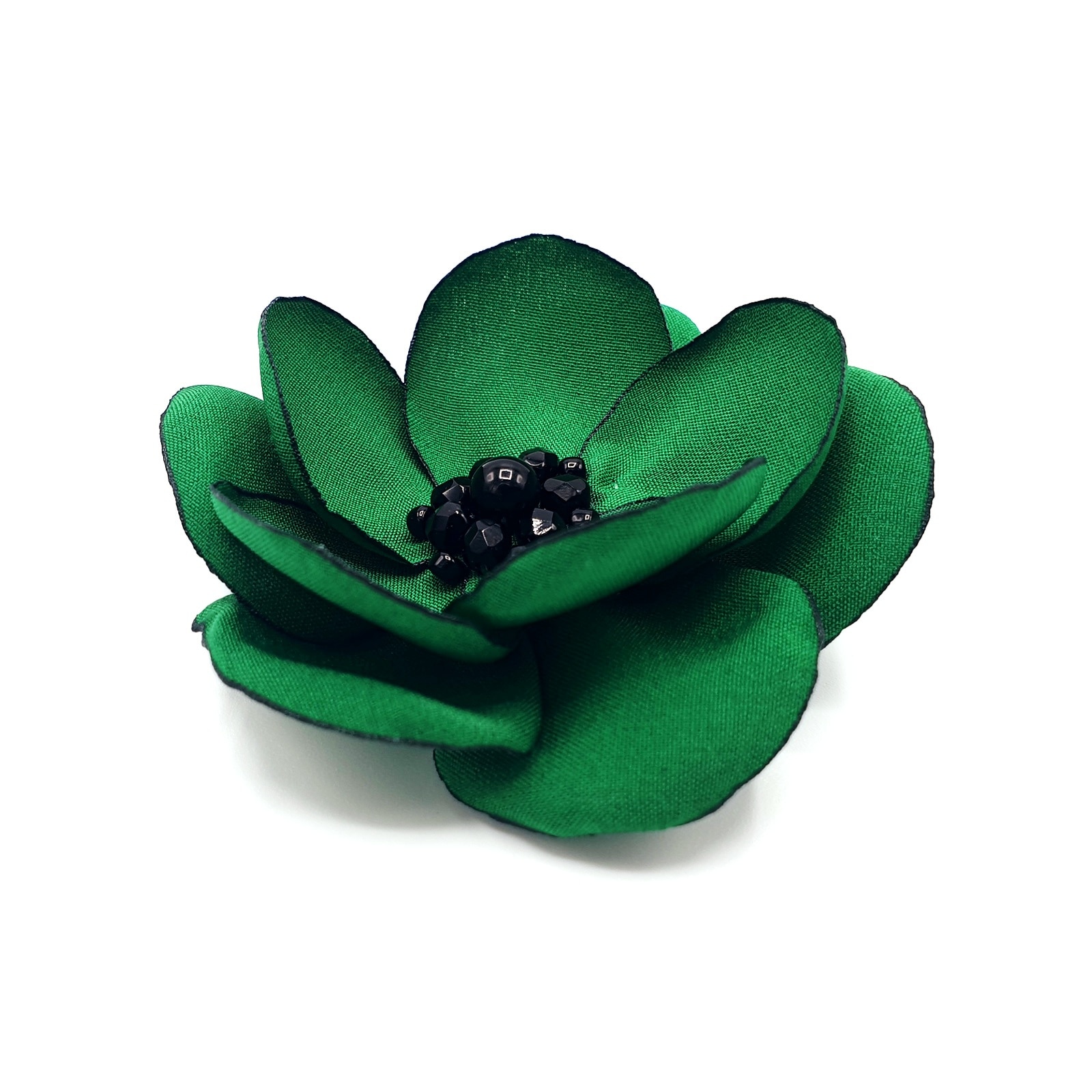 Agrafa par pentru fete sau fetite, Zia Fashion, Mariuca, floare verde ...