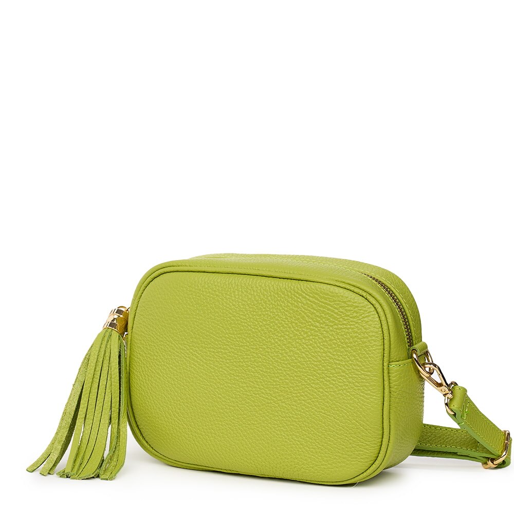 Poseta din piele naturala Vica verde deschis - eMAG.ro