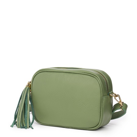 Poseta din piele naturala Vica verde fistic - eMAG.ro