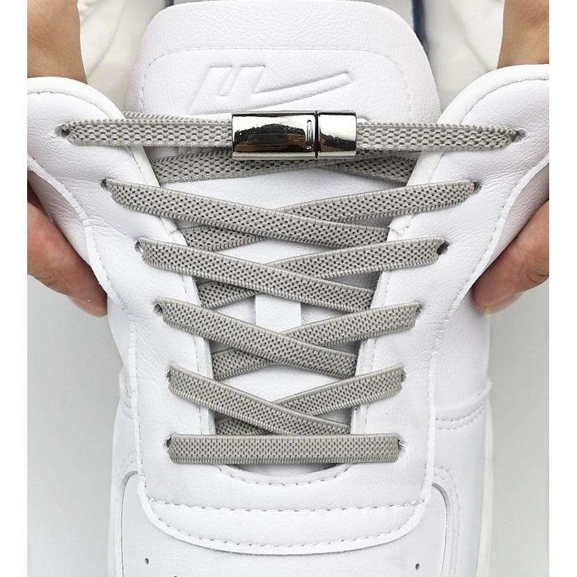 Sireturi Elastice cu sistem NO TOUCH cu Capsula cu Magnet ...