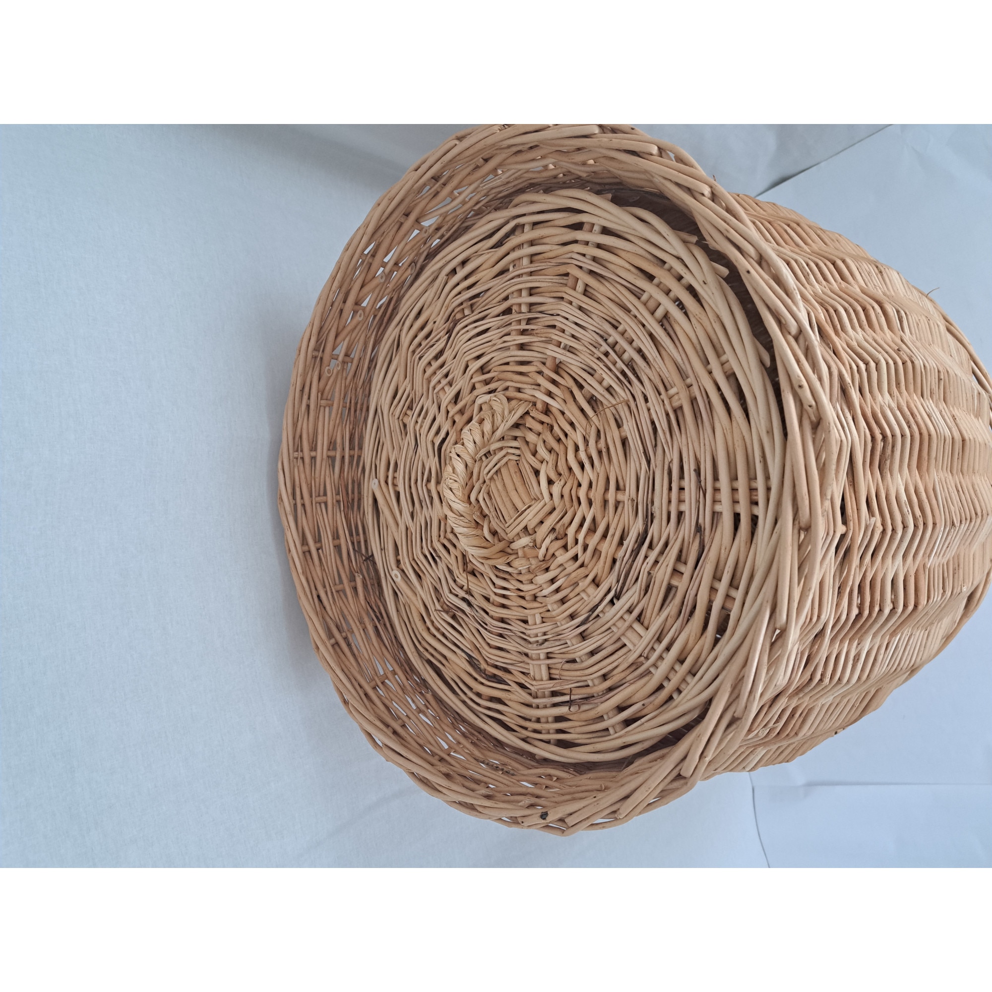 Cos de rufe impletit din rachita, 80 cm - eMAG.ro