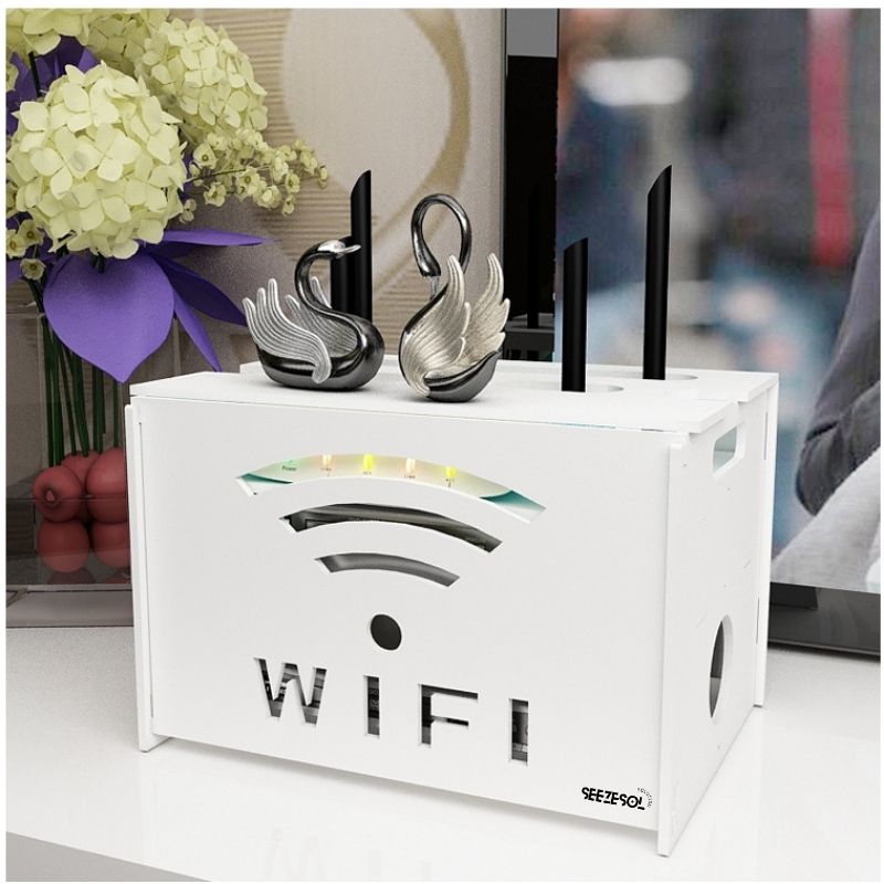 Raft Suport Router Wireless Seezesol Solution™ pentru mascare fire si ...