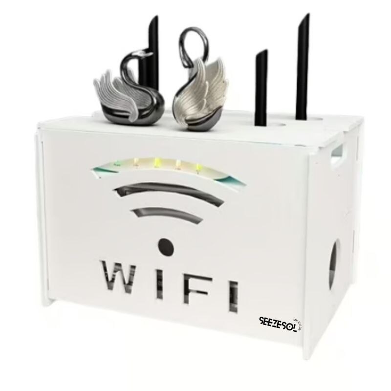 Raft Suport Router Wireless Seezesol Solution™ pentru mascare fire si ...
