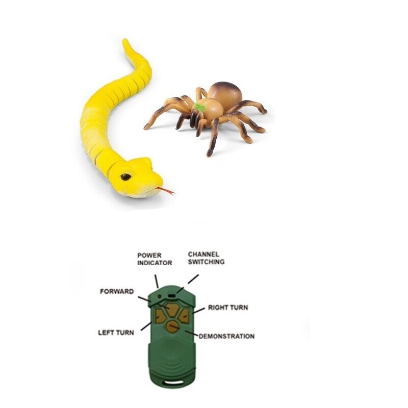 Set Jucarii Interactive pentru Copii, Sarpe si Paianjen cu Telecomanda ...