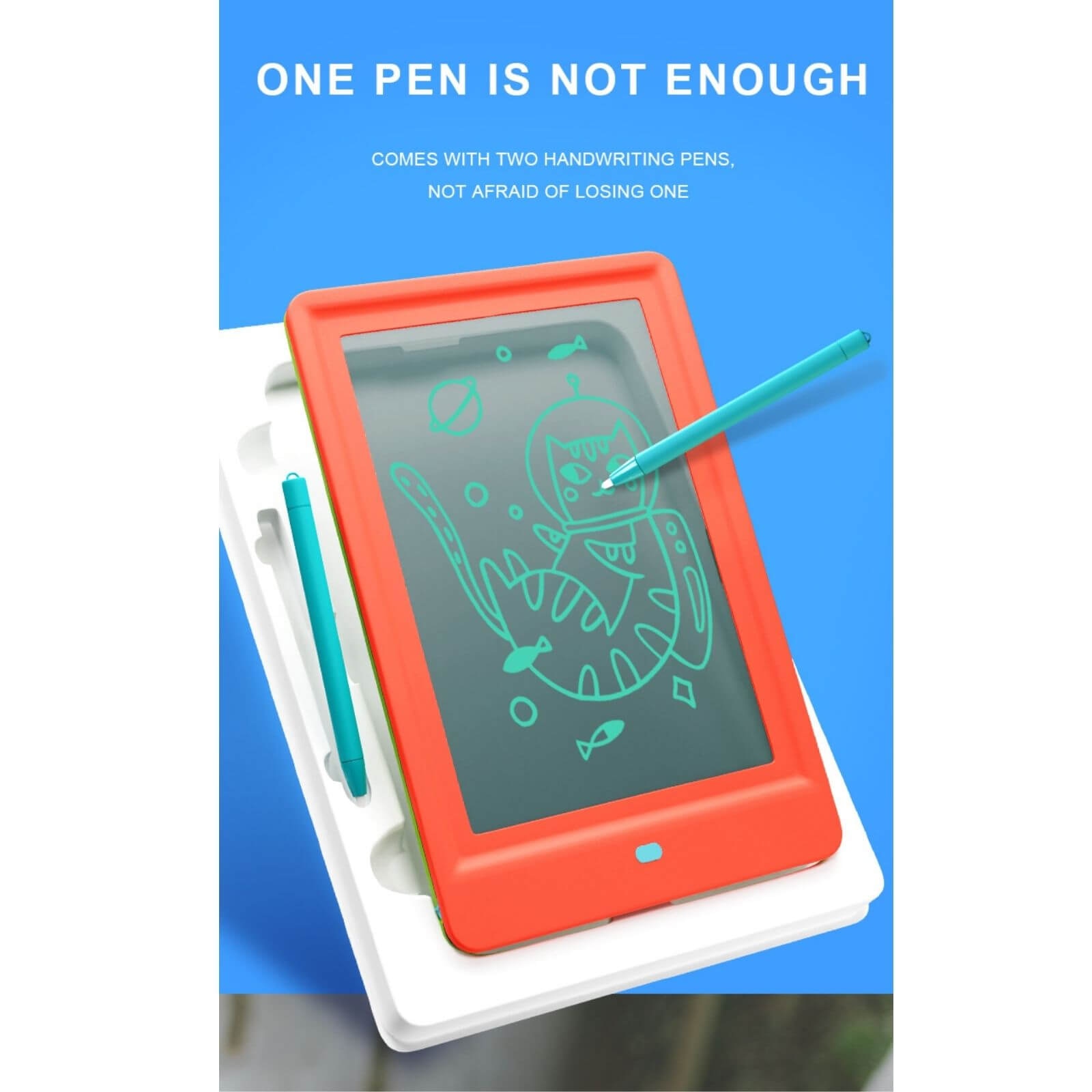 Tableta LCD 10 inch, de scris si desenat pentru copii - eMAG.ro