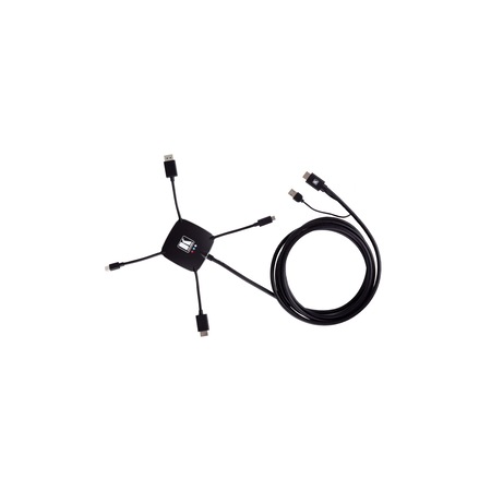 Cablu video multi-format Kramer K-SPIDER, 4K, HDMI, DisplayPort, mini ...