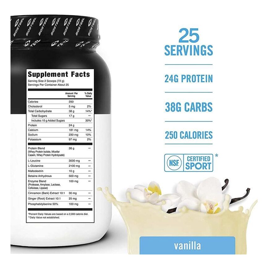Recovery Protein Plus - Vanilla 1800g - eMAG.ro