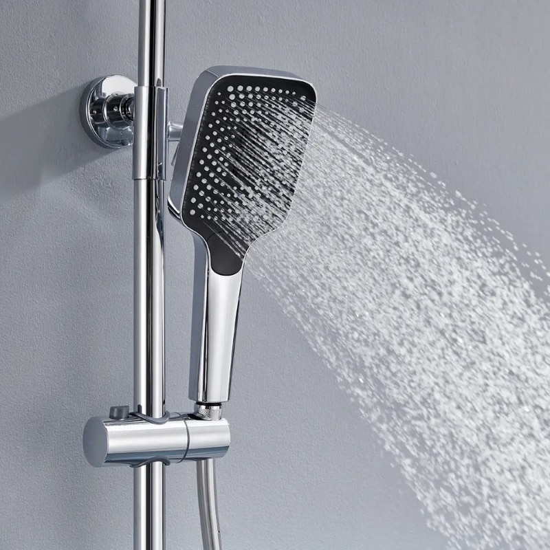 Coloana de dus piano style, Set dus baie cu suport culisant, dus fix ...